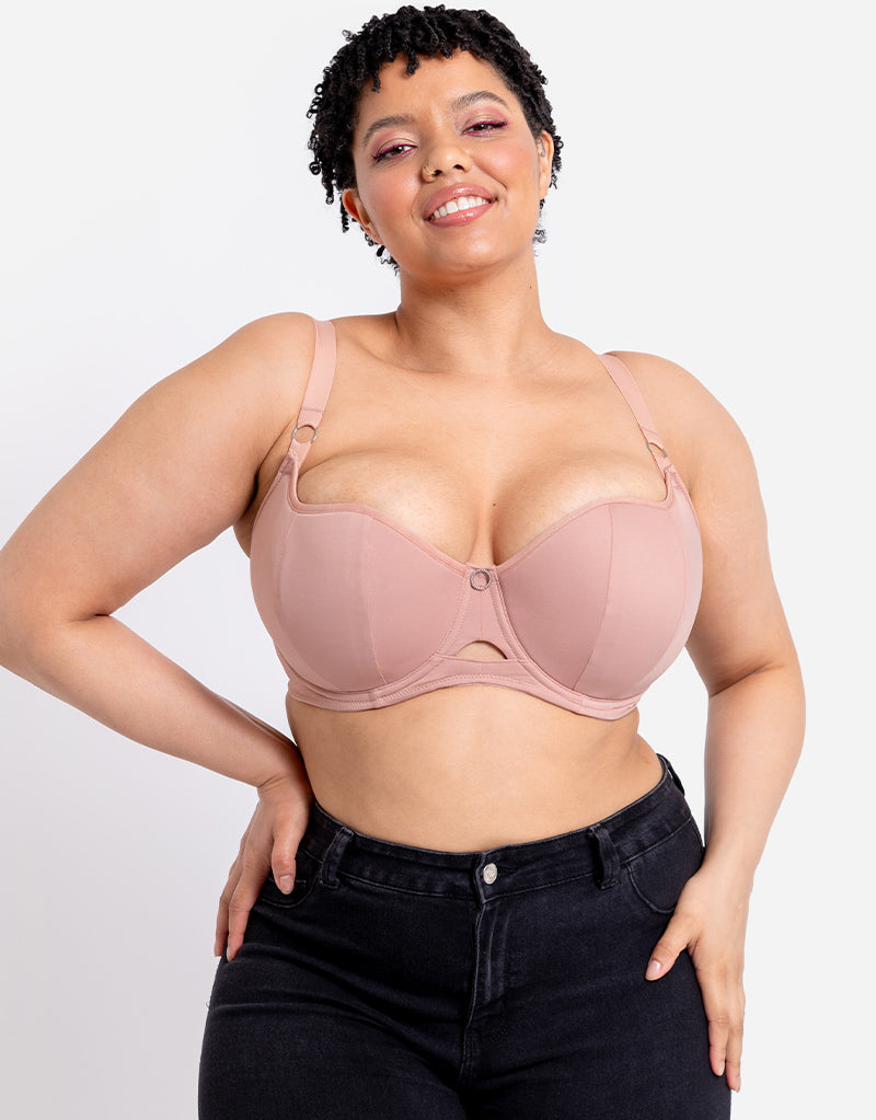 Curvy Kate Boost Me Up Padded Balcony Bra Latte – Curvy Kate UK