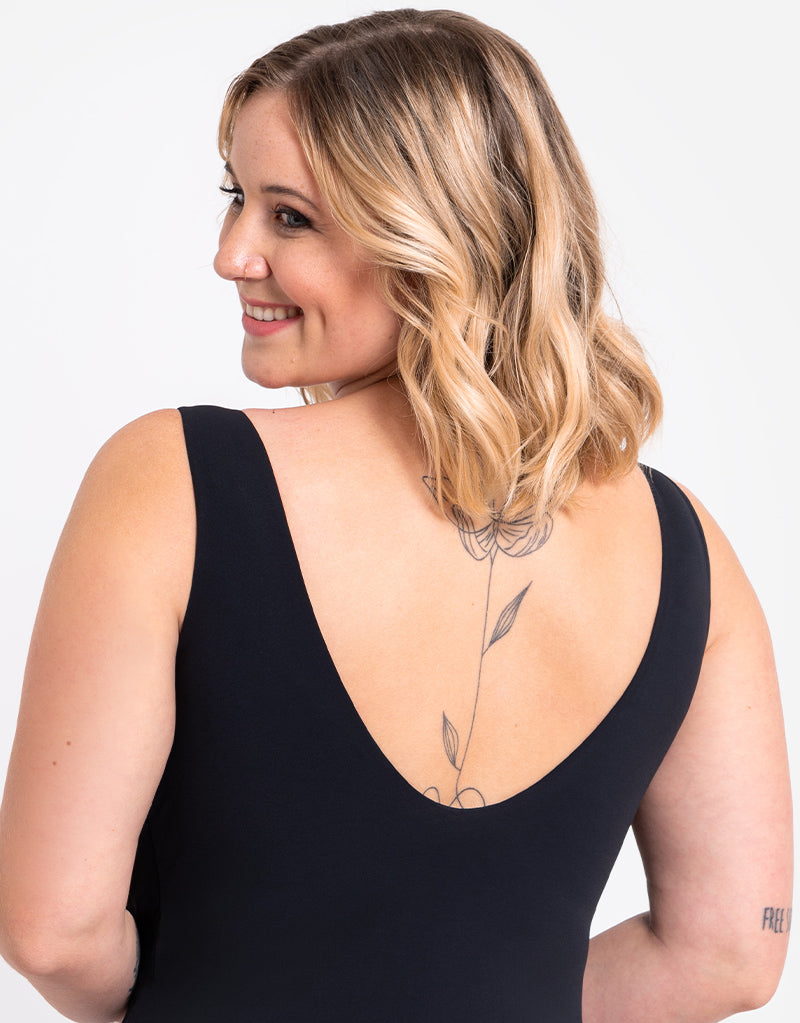 Curvy Kate Deep Dive Non-Wired Swimsuit Black – Curvy Kate UK
