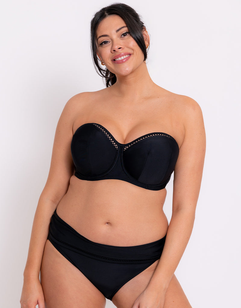 Curvy Kate First Class Deep Fold Over Bikini Brief Black – Curvy Kate UK