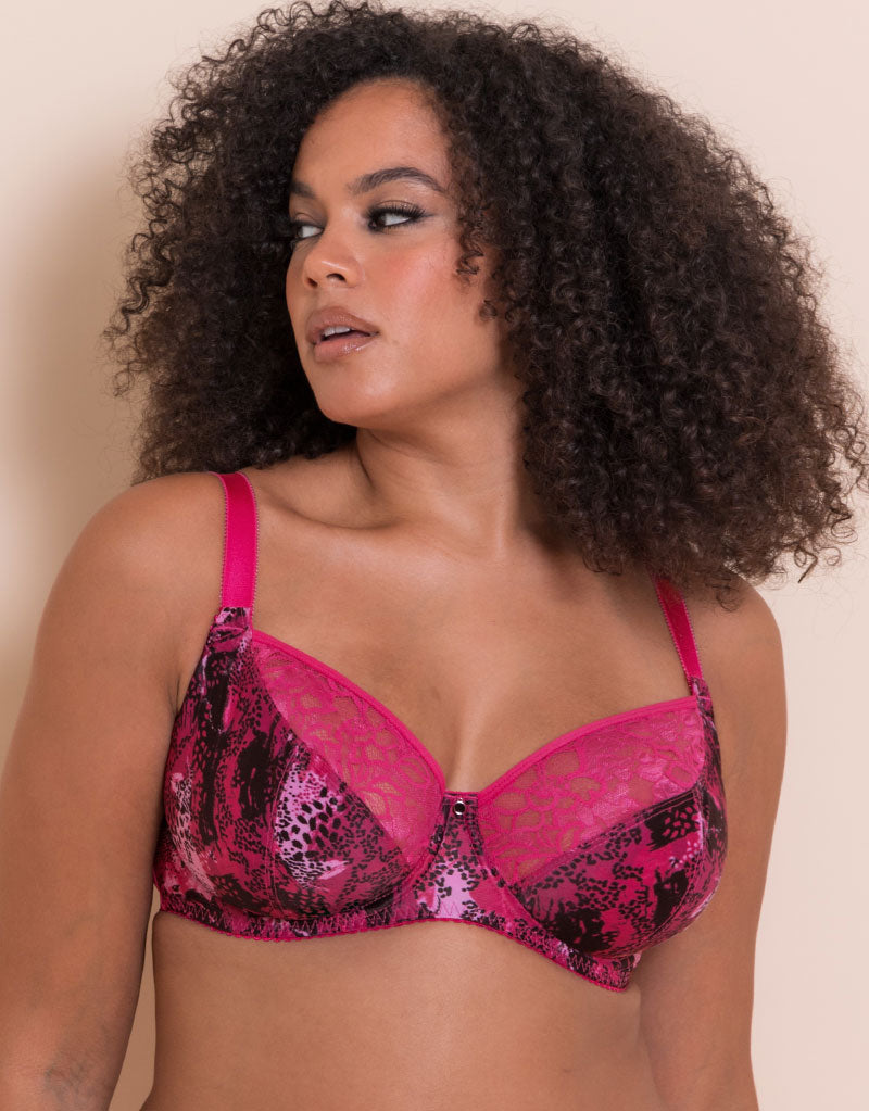 Curvy Kate Spellbound Balcony Bra Sangria Print – Curvy Kate UK
