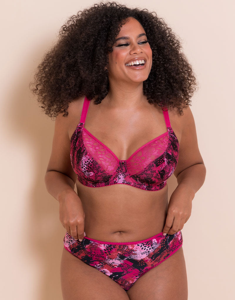 Curvy Kate Spellbound Balcony Bra Sangria Print – Curvy Kate UK