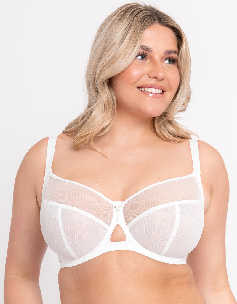 Curvy Kate Victory Side Support Balcony Bra White Curvy Kate Uk
