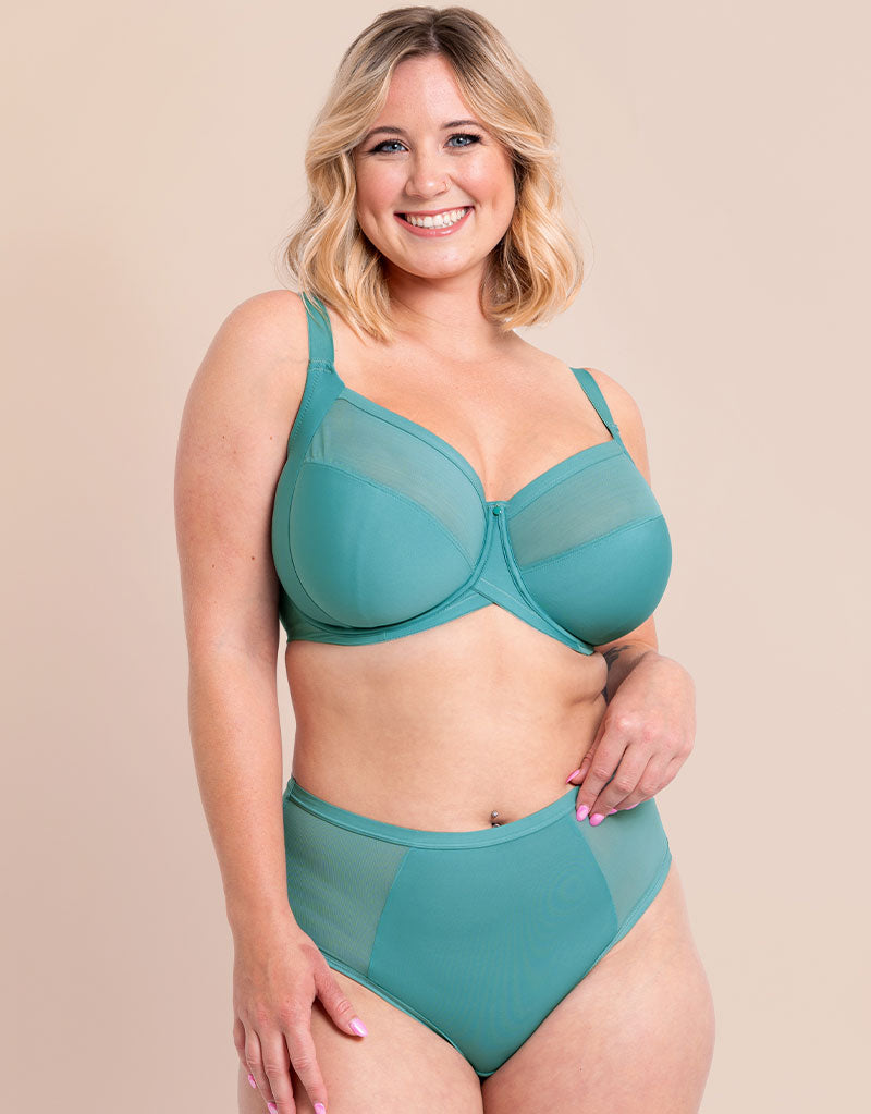 Curvy Kate WonderFully Full Cup Side Support Bra Mineral Blue – Curvy Kate UK