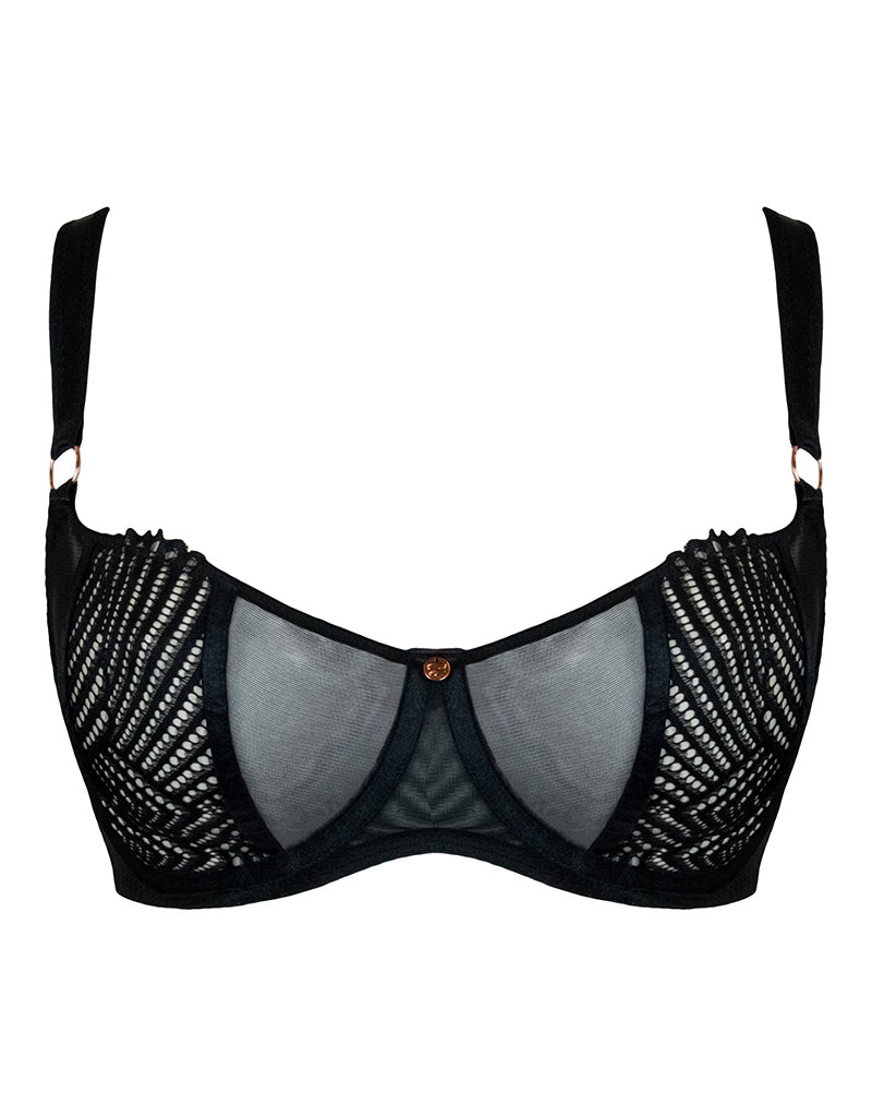 Scantilly Authority Balcony Bra Black – Curvy Kate UK