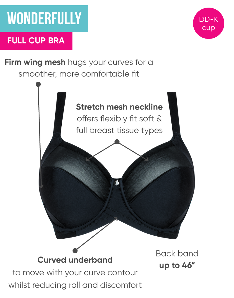 Curvy Kate WonderFully Full Cup Bra Black – Curvy Kate UK